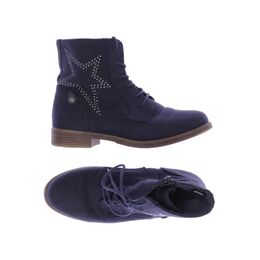 Tom Tailor Damen Stiefelette, marineblau, Gr. 37