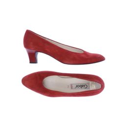 Gabor Damen Pumps, rot, Gr. 7.5