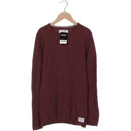 Tom Tailor Denim Herren Pullover, bordeaux, Gr. 48