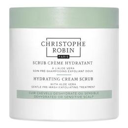 Christophe Robin - Aloe Vera Feuchtigkeitsspendendes Creme Scrub - Kopfhautpflege - hydrating Cream Scrub 250ml