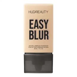 HUDA BEAUTY - Easy Blur Natural Airbrush Foundation - Für Eine Filter-finish Base - easy Blur Foundation Vanilla 120b