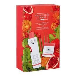 Christophe Robin - Einmaliges Regenerierendes Duo - Haarpflegeset - le Duo Regenerant D'exception Set325 Ml