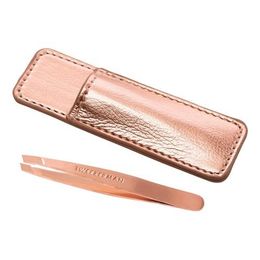 Tweezerman - Mini Schräge Pinzette Mit Etui - mini Slant Tweezer With Case Rose Gold