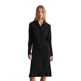 Marc O'Polo Jerseykleid MARC O'POLO Gr. L, N-Gr, schwarz (black) Damen Kleider mit seitlichen Schlitzen