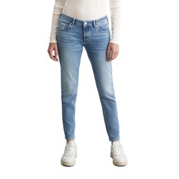 Marc O'Polo Slim-fit-Jeans MARC O'POLO DENIM "aus Organic Cotton-Stretch" Gr. 25, Länge 30, blau Damen Jeans