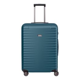 TITAN® Hartschalen-Trolley TITAN "LITRON, verschiedene Größen und Farben" Gr. B/H/T: 40cm x 55cm x 23cm, blau (petrol) Koffer Hartschalen-Koffer Made in Germany mit 10 Jahren Herstellergarantie