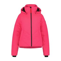 Skijacke Icepeak "D SKIJACKE DOWNLOOK EASTPORT", Damen, Gr. 46, pink (himbeere), Obermaterial: 100% Polyester, sportlich, Jacken