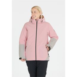 Skijacke WHISTLER "Monteca" Gr. 36, rosa Damen Jacken mit 10.000 mm Wassersäule