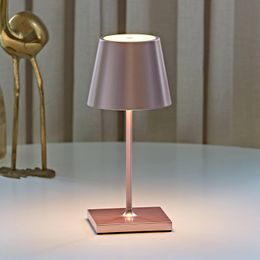 Sigor LED-Akkutischlampe Nuindie mini, USB-C, rose, IP54, dimmbar