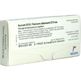 Weleda Aurum D10 Ferr Sid D10 8 ML