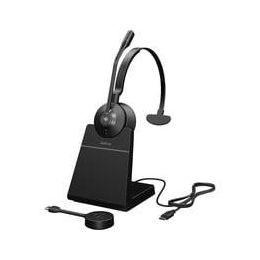 Jabra Engage 55 SE - USB-C MS Mono, Headset schwarz, Mono, USB-C, MS, mit Ladestation