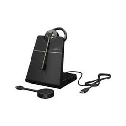 Jabra Engage 55 SE - USB-C UC Convertible, Headset schwarz, Mono, USB-C, UC, mit Ladestation