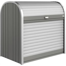 BioHort StoreMax Rollladenbox quarzgrau-metallic, 120 (117x109x73 cm)