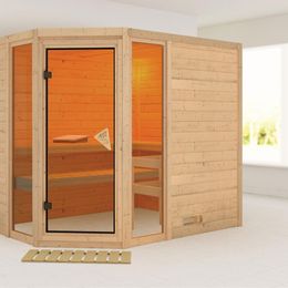 Karibu Sauna Sinai 3, ohne Ofen, ohne Dachkranz