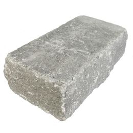EHL Gartenmauer Mauersystem BossAntik basalt-anthrazit Mauersteine, Halbstein (25x25 cm)