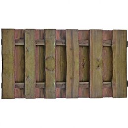 TETZNER & JENTZSCH T&J Sichtschutzzaun SEELAND Sichtschutz Bohlenzaun, 180x90 cm