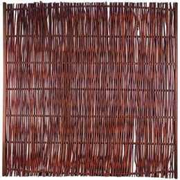 TETZNER & JENTZSCH T&J FUEGO Weidengeflechtzaun Sichtschutz, 180x180 cm