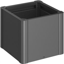 BioHort Pflanzbeet Belvedere dunkelgrau-metallic, 50, Mini (45 cm)