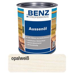 BENZ PROFESSIONAL Aussen&ouml;l Holzschutzmittel, 0,75 l, Opalwei&szlig;