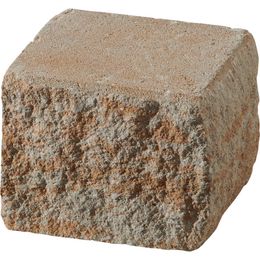KANN Gartenmauer Vermont Kompakt Sunset Mauersteine, Halbende (15x15 cm)