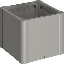 BioHort Pflanzbeet Belvedere quarzgrau-metallic, 50, Mini (45 cm)