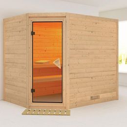 Karibu Sauna Tanami, ohne Ofen, ohne Dachkranz