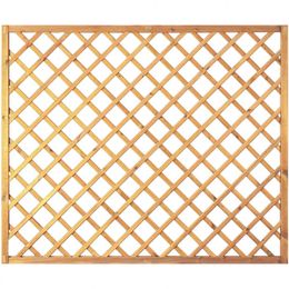 TETZNER & JENTZSCH T&J Diagonal-Rankzaun MW 10x10 cm Rankgitter Sichtschutzzaun, 180x150 cm