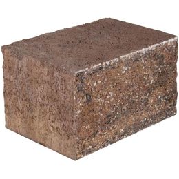 EHL Gartenmauer Mauersystem BossIntak light naturbraun-nuanciert Mauersteine, Halbstein (25x18 cm)