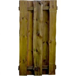 TETZNER & JENTZSCH T&J Sichtschutzzaun SEELAND Sichtschutz Bohlenzaun, 90x180 cm