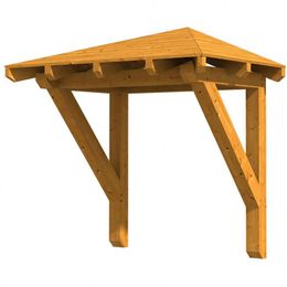 Skan Holz Vordach Wesel Dach Eiche Hell, Typ 1