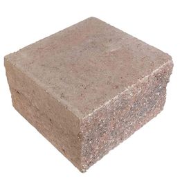 EHL Gartenmauer Mauersystem BossIntak Mauersteine naturbraun-nuanciert, Halbstein (25x25 cm)