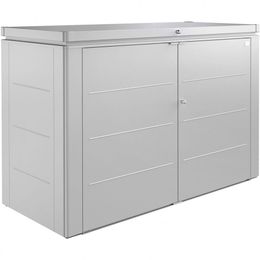 BioHort Gartenschrank HighBoard silber-metallic, 200 (200x127x84 cm)