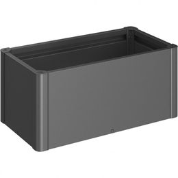 BioHort Pflanzbeet Belvedere dunkelgrau-metallic, 100, Mini (45 cm)