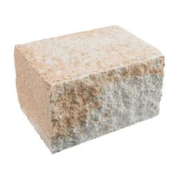 EHL Gartenmauer Mauersystem BossIntak light sandstein-gelb Mauersteine, Halbstein (25x18 cm)