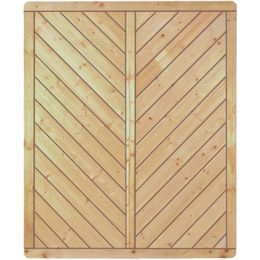 TETZNER & JENTZSCH T&J Sichtschutzzaun CLASSIC Diagonal Sichtschutz Lamellenzaun, 150x180 cm