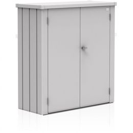BioHort Terrassenschrank Romeo silber-metallic, M