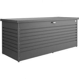 BioHort FreizeitBox dunkelgrau-metallic Gartentruhe, 200 (201x83x79 cm)