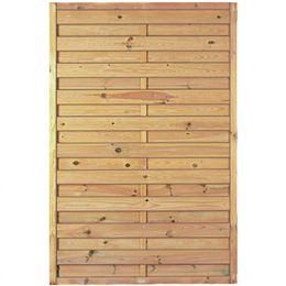 TETZNER & JENTZSCH T&J Sichtschutzzaun Maxi-Massiv Sichtschutz Lamellenzaun, 120x180 cm
