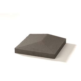 WESERWABEN Mauerabdeckung Endabdeckung Satteldach Anthrazit, 30x30 cm