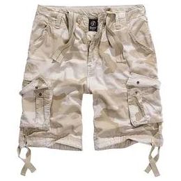 Stoffhose BRANDIT "Brandit Herren Urban Legend Cargo Shorts" Gr. L, US-Größen, beige (sandcamo) Herren Hosen