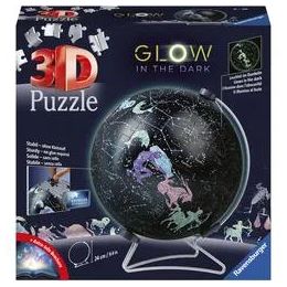 3D-Puzzle Ravensburger "Glow In The Dark - Sternenglobus" Puzzles bunt Kinder Made in Europe; FSC - schützt Wald weltweit