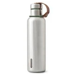 Isolierflasche BLACK+BLUM "Insulated Bottle" Trinkflaschen Gr. 750 ml, grün Edelstahl, Tragschlaufe aus Kunstleder, 500 ml