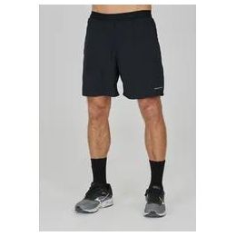 Shorts Endurance "Cobus" Gr. XXXL, EURO-Größen, schwarz, Herren, 100% Polyester, unifarben, Hosen, mit Quick Dry-Technologie