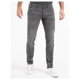 Slim-fit-Jeans PEAK TIME "Mailand" Gr. 31, Länge 32, grau (hellgrau) Herren Jeans 5-Pocket-Jeans mit super hohem Stretch-Anteil