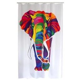 Duschvorhang Ridder "Elephant", bunt (multicolor), B:180cm H:200cm, Polyester, Duschvorhänge, inkl. Duschvorhangringe