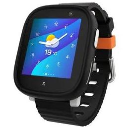 Smartwatch XPLORA "X6Play Kinder" Smartwatches Gr. 4G (LTE), schwarz inkl. Connect Sim Karte & Panzerglass Displayschutz