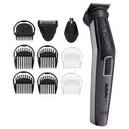 Multifunktionstrimmer BaByliss "MT727E MEN" Haarschneider schwarz 10-in-1 Carbon Titanium Multigrooming Set für Gesicht & Körper