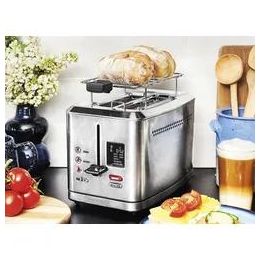 Gastroback Toaster "42395 Design Toaster Digital 2S", silber (edelstahlfarben), B:17,5cm H:28,7cm T:23,9cm, Toaster