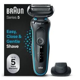 Elektrorasierer Braun "Series 5 51-M1200s" grün (mintgrün) EasyClean, Wet&Dry