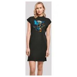 Shirtkleid F4NT4STIC "Skull" Gr. XL, schwarz Damen Kleider Print